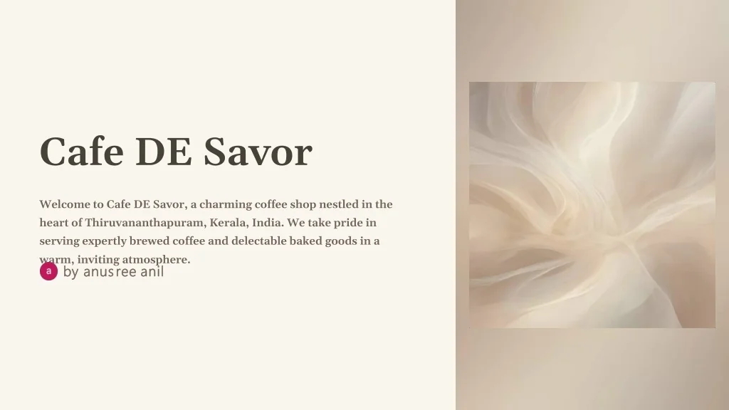 PPT - Cafe-DE-Savor ppt anusree PowerPoint Presentation, free download ...