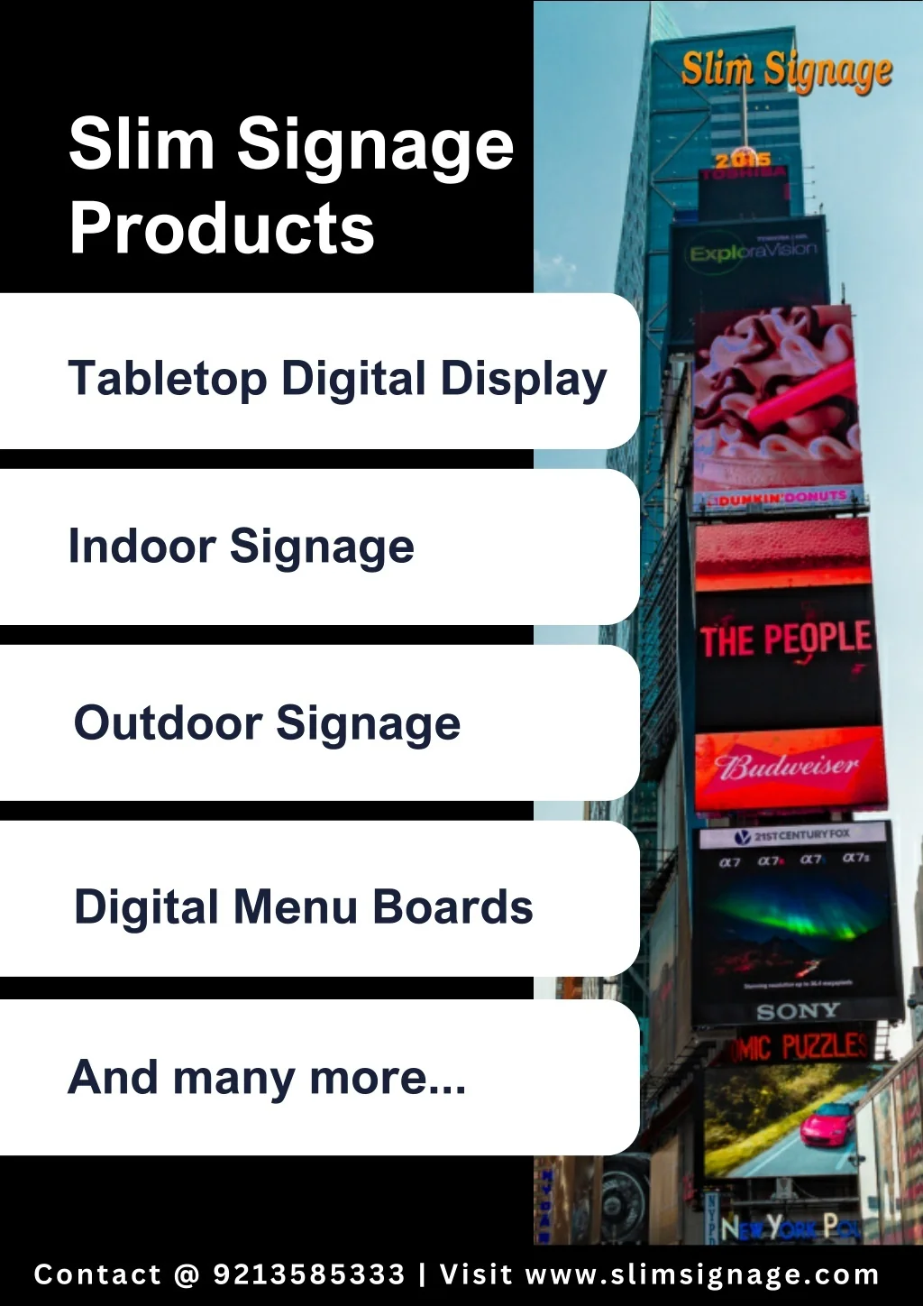 PPT - Digital Signage Services In Delhi | Slim Signage | Outdoor Sign ...