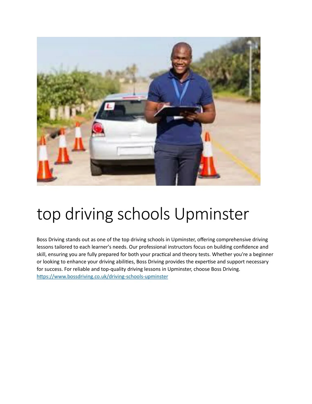 PPT - Top best Driving Lessons in Rainham by Boss Driving School ...