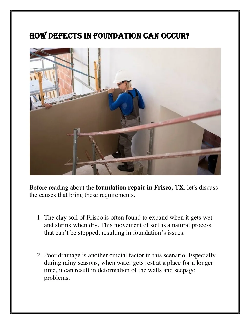 PPT - Causes, Solutions, and Top Repair Techniques for Foundation ...