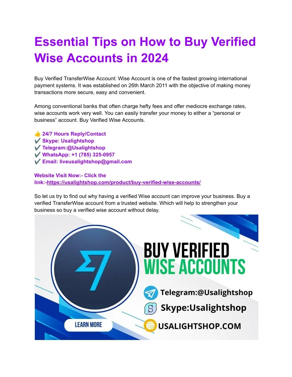 PPT - Buy Verified Wise Accounts PowerPoint Presentation, free download ...
