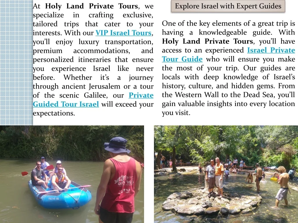 PPT - Tailored Israel Adventures with Holy Land Private Tours ...