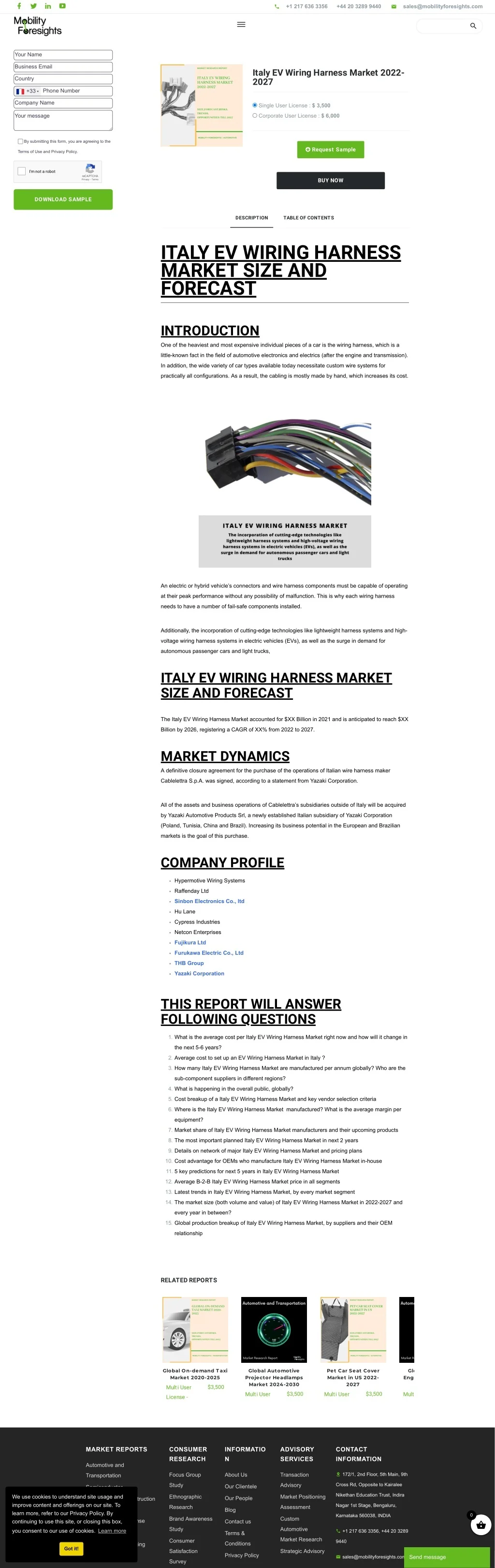 PPT - Italy's EV Wiring Harness Market: Powering the Future of ...