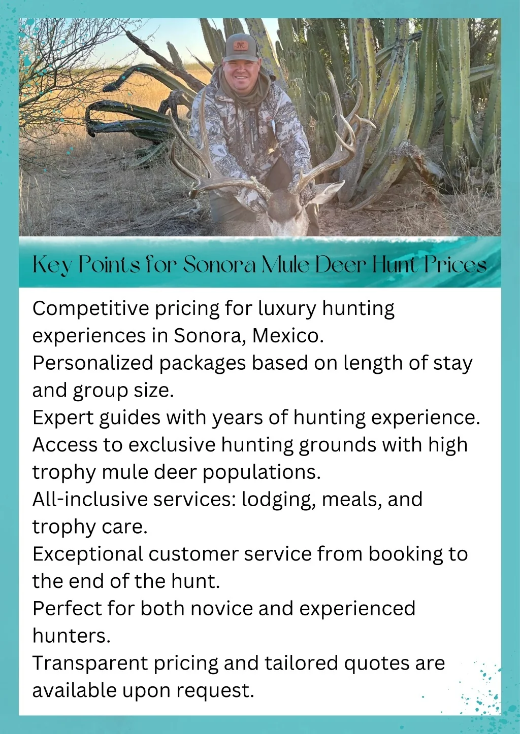 PPT - Affordable Sonora Mule Deer Hunt Prices for an Unforgettable ...