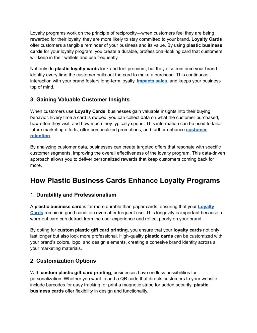 PPT - loyalty reward card I Plastic Business Cards PowerPoint ...