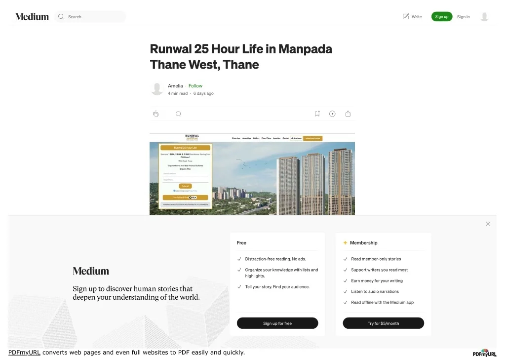 PPT - Runwal 25 Hour Life 2 & 3 BHK Flats Manpada Thane West PowerPoint ...