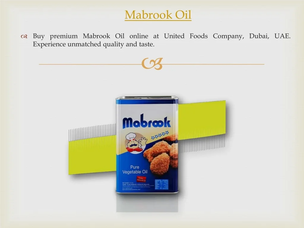 PPT - United Foods Company Aseel Ghee | Nawar | Safi | Mumtaz UAE ...