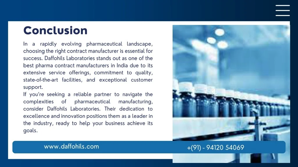 PPT - Best Pharma Contract Manufacturers in India PowerPoint ...