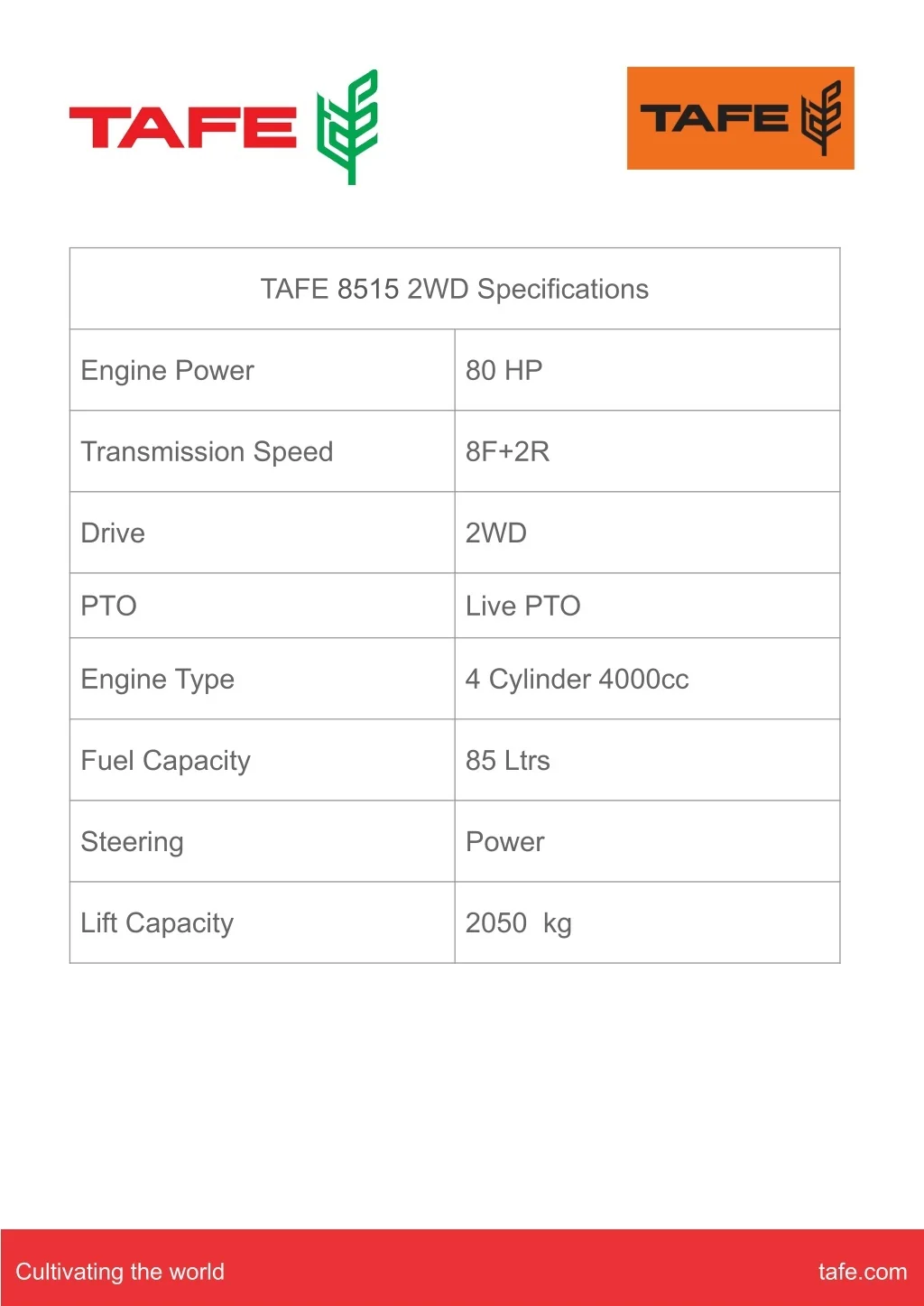 PPT - TAFE 8515 Tractor: Top Tractor Manufacturing Company PowerPoint Presentation - ID:13620578