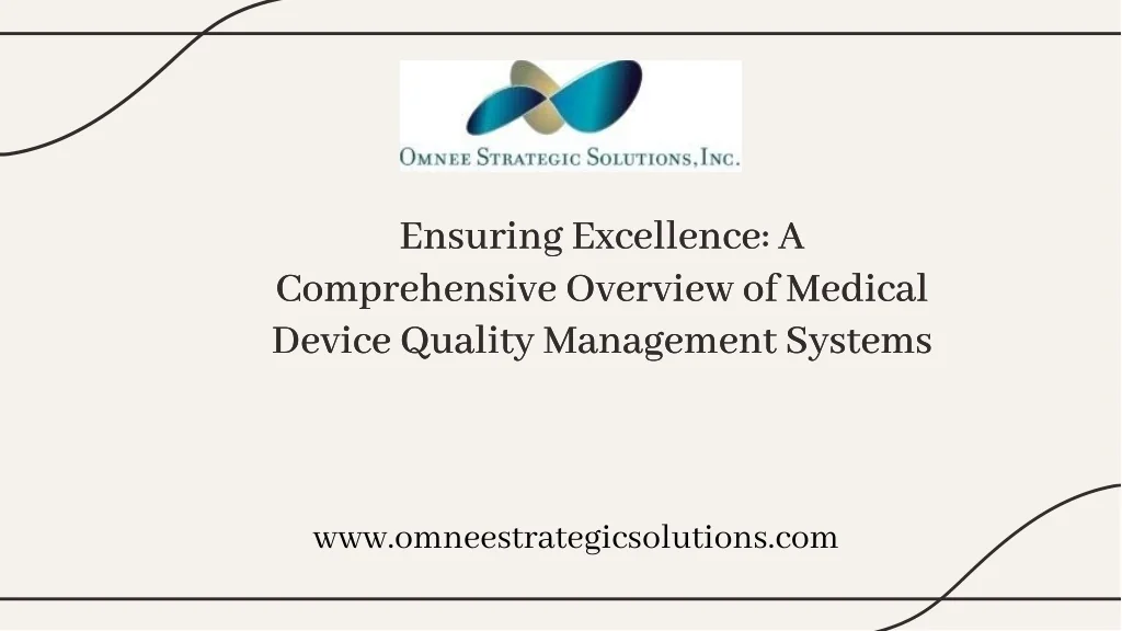 PPT - Medical Device Quality Management System PowerPoint Presentation - ID:13621902