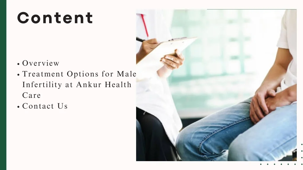 PPT - Detailed Framework for Male Infertility Treatment | Ankur Health Care PowerPoint ...