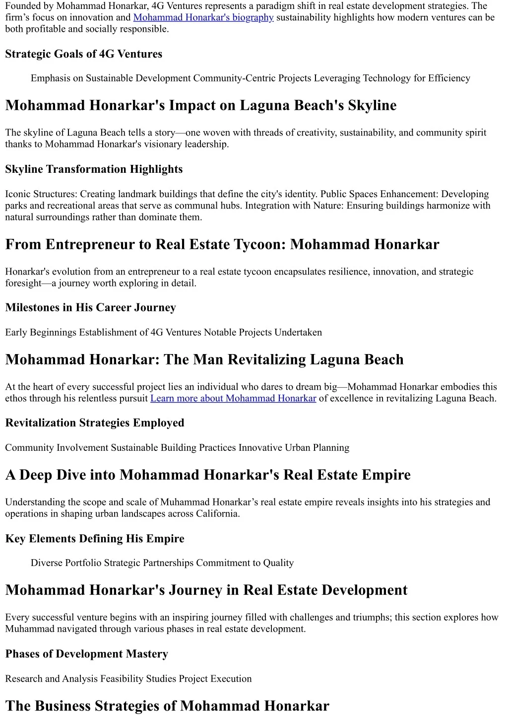 PPT - Pioneering Real Estate: The Impact of Mohammad Honarkar ...