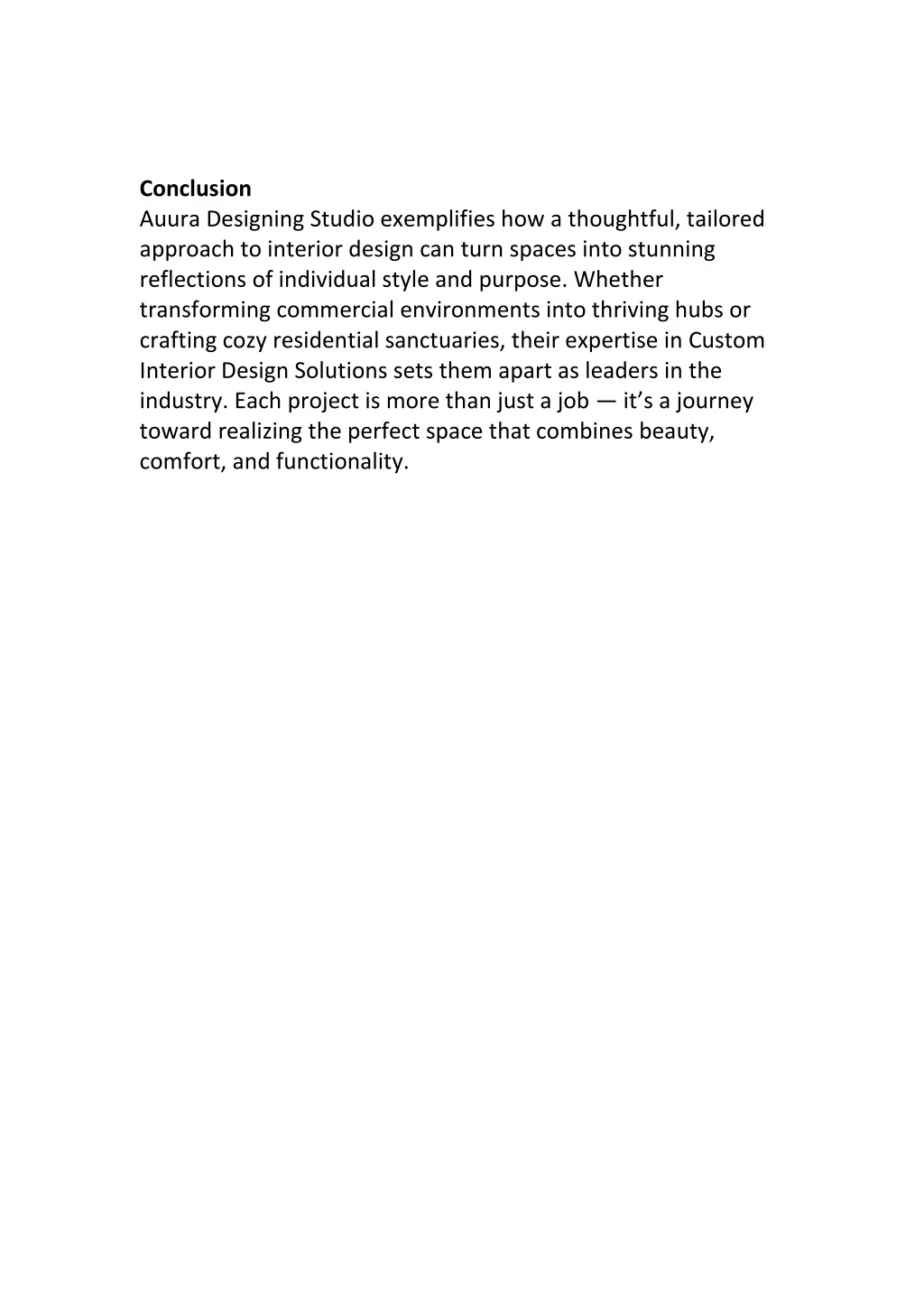 PPT - Transform Your Space with Auura Designing Studio | Custom ...