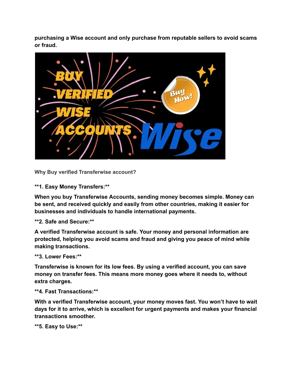 PPT - Buy Verified Wise Accounts for sale 2024 PowerPoint Presentation ...