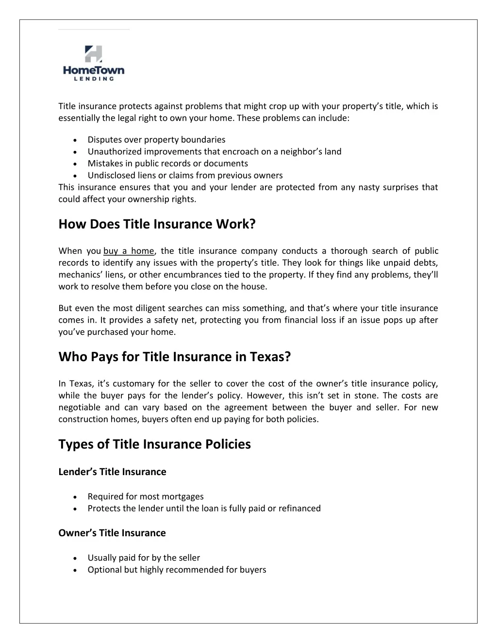 PPT - Essential Guide for Title Insurance in Texas PowerPoint ...