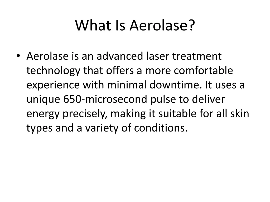 PPT - Aerolase_vs_Traditional_Laser_Treatments PowerPoint Presentation ...