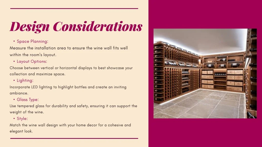 PPT - A Guide to Designing Stunning Glass Wine Walls for Wine Lovers ...