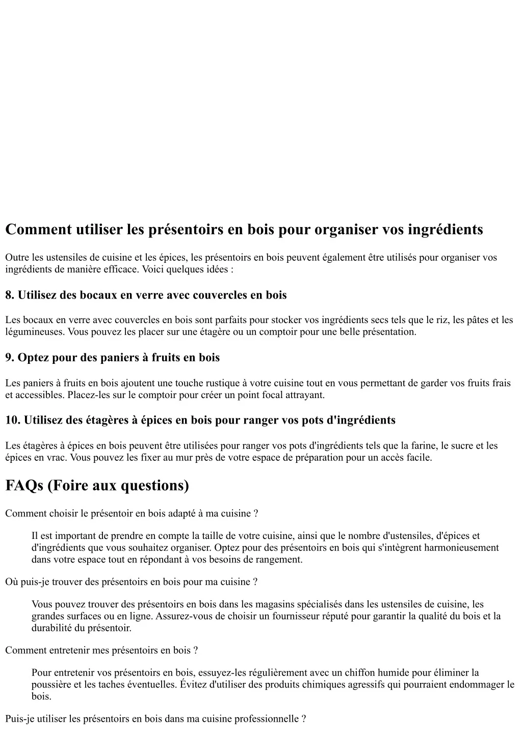 PPT - Comment utiliser les présentoirs en bois pour organiser ...