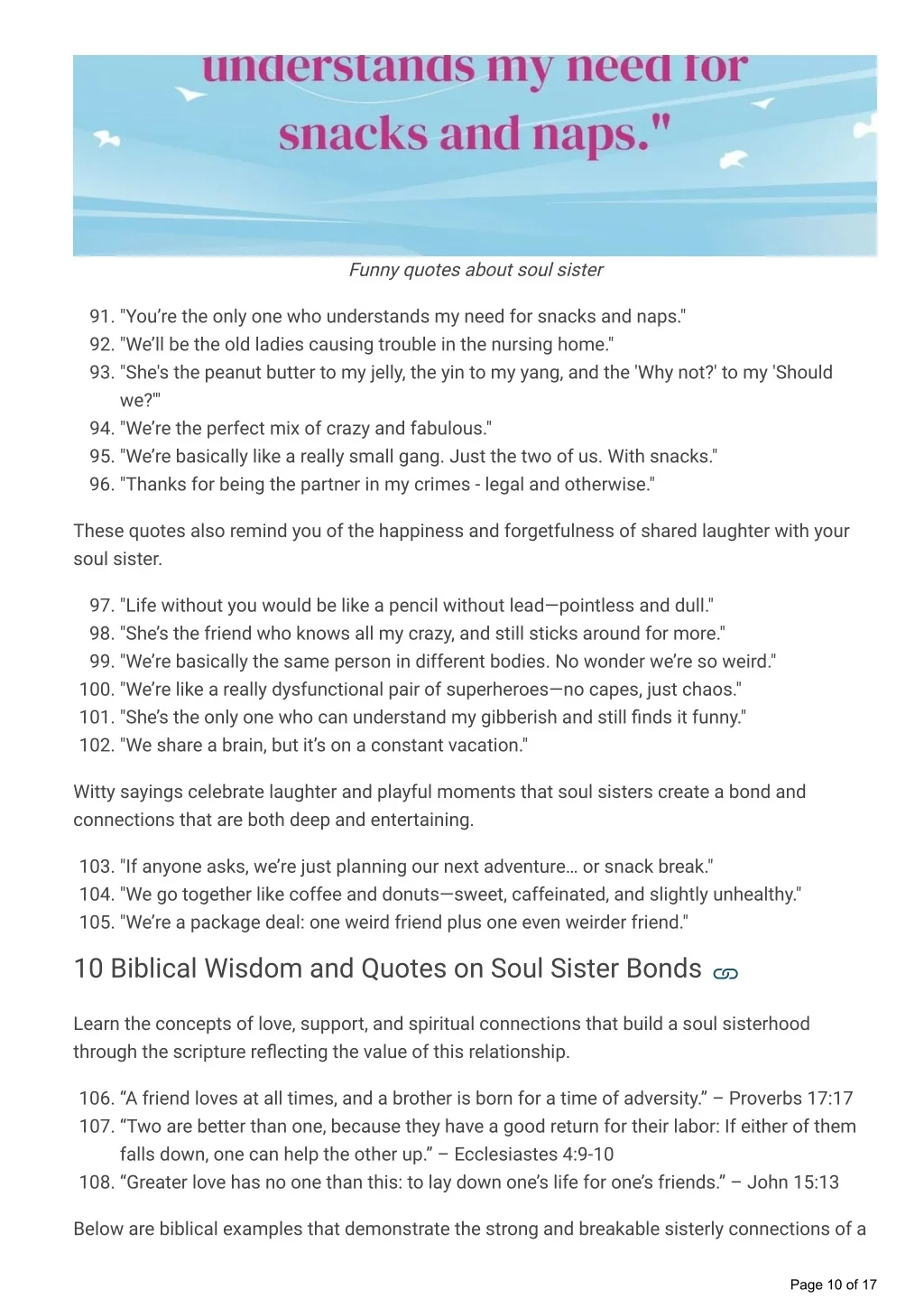 PPT - 125 Quotes for Soul Sisters: Celebrate Your Special Bond ...