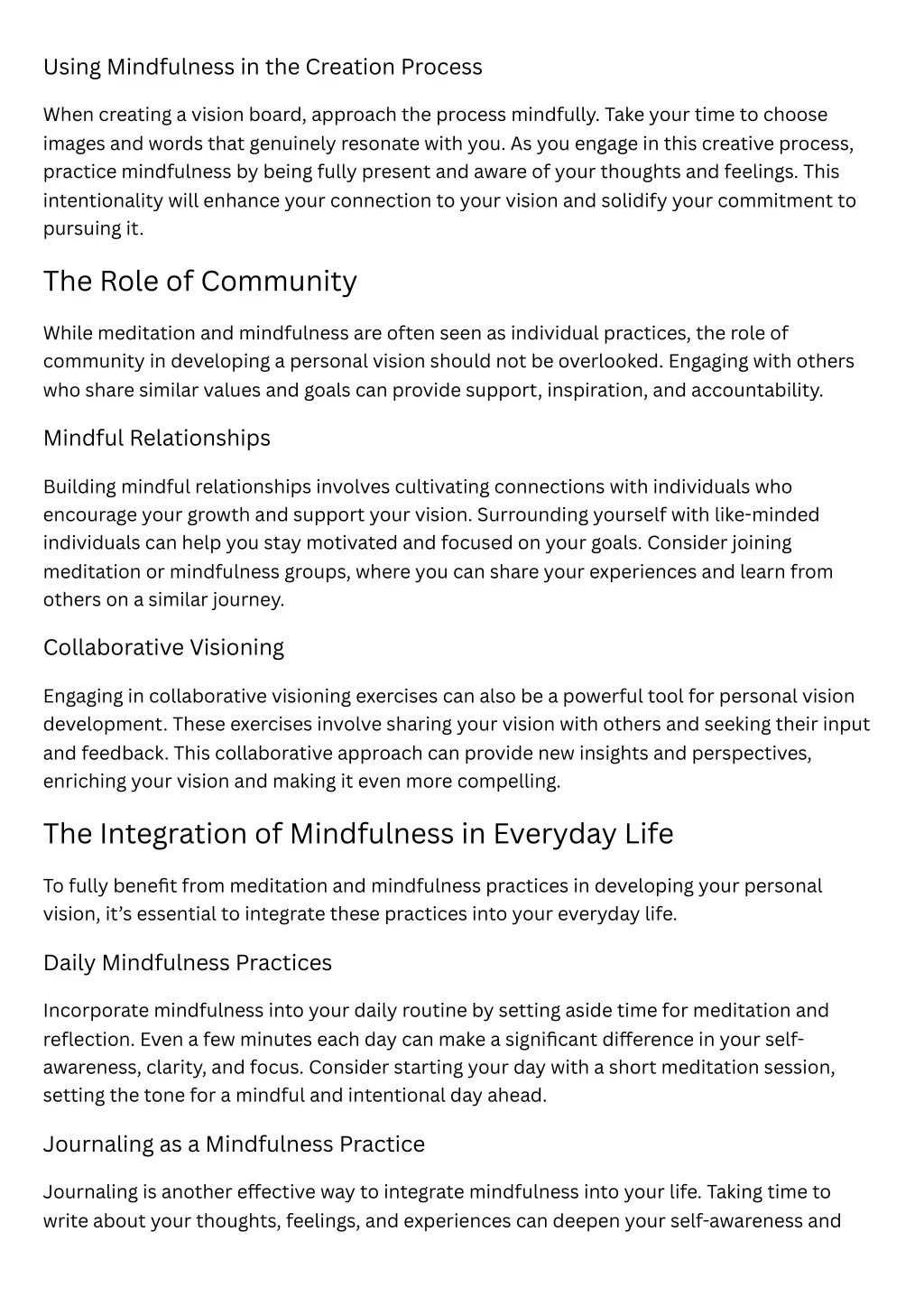 PPT - How Meditation and Mindfulness Contribute to Developing a ...