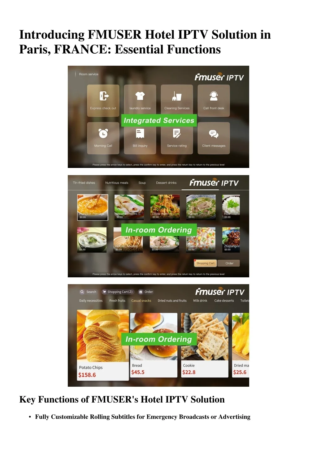 PPT - 6 Best Hotel IPTV Solution Suppliers in Paris, FRANCE PowerPoint Presentation - ID:13632722