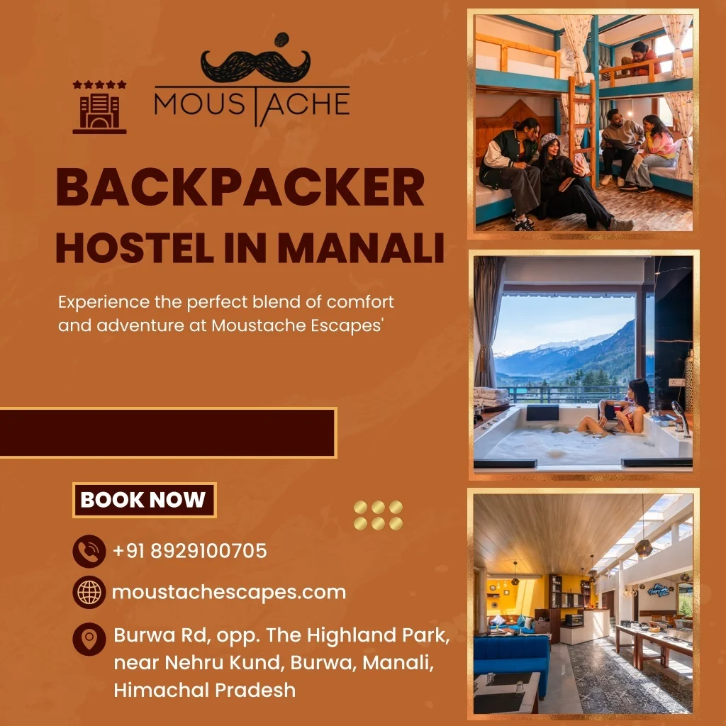PPT - Luxury Backpacker Hostel in Manali, Himachal Pradesh Moustache ...