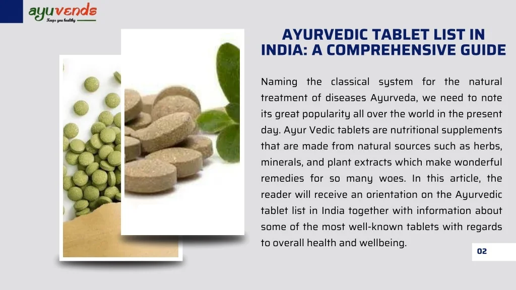 PPT - Ayurvedic Tablet List in India PowerPoint Presentation, free ...