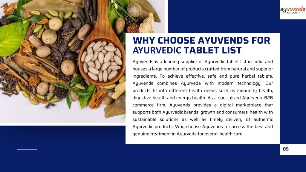 PPT - Ayurvedic Tablet List in India PowerPoint Presentation, free ...
