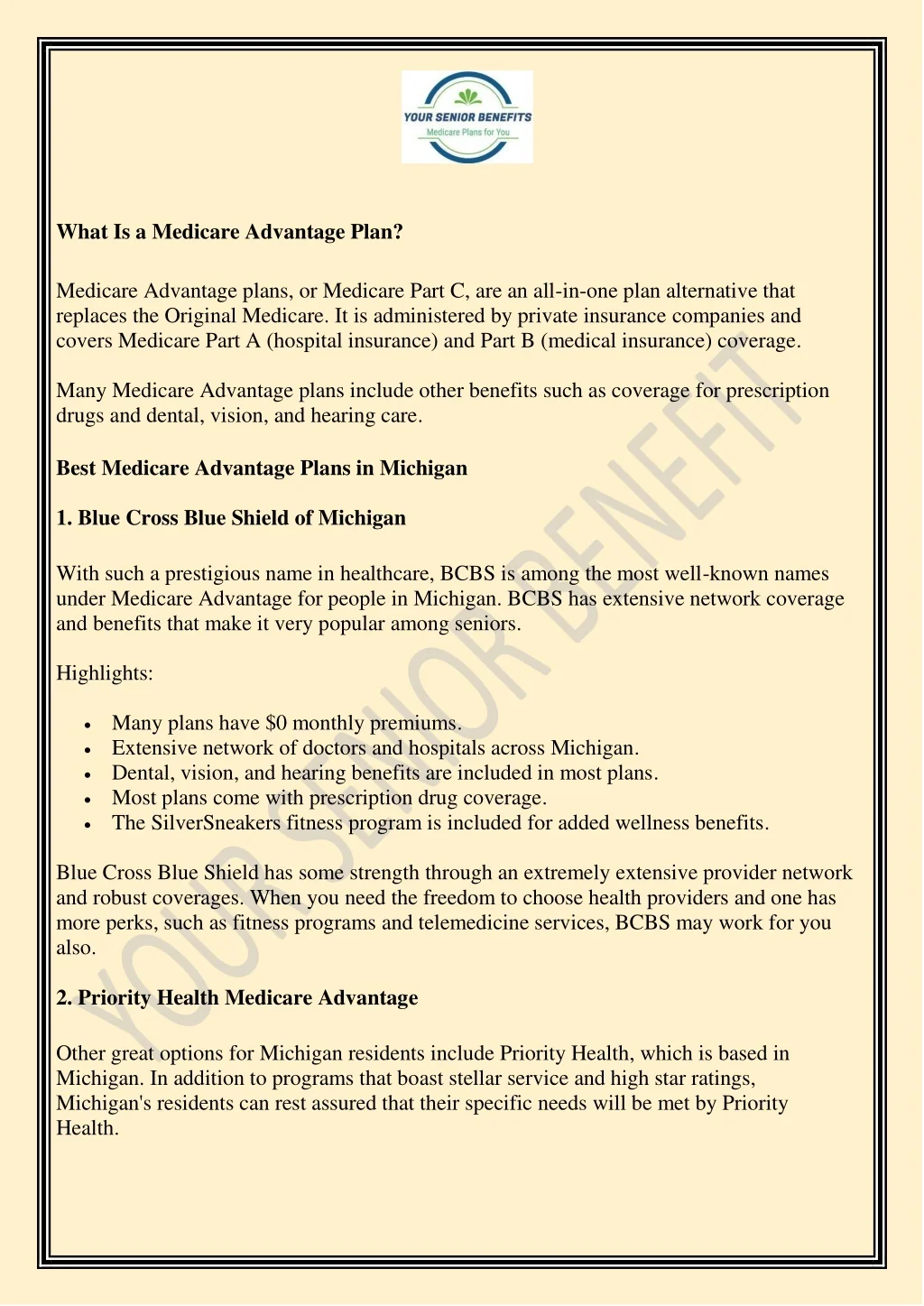 PPT - Best Medicare Advantage Plans in Michigan: What You Need to Know ...