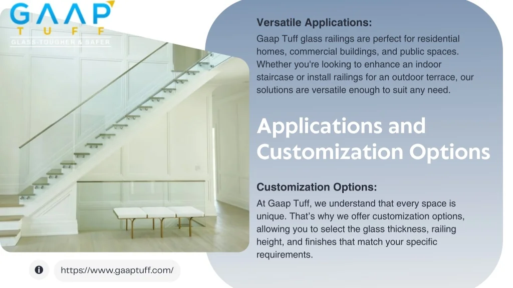 PPT - Stunning Glass Railing for Staircases - Gaap Tuff PowerPoint ...