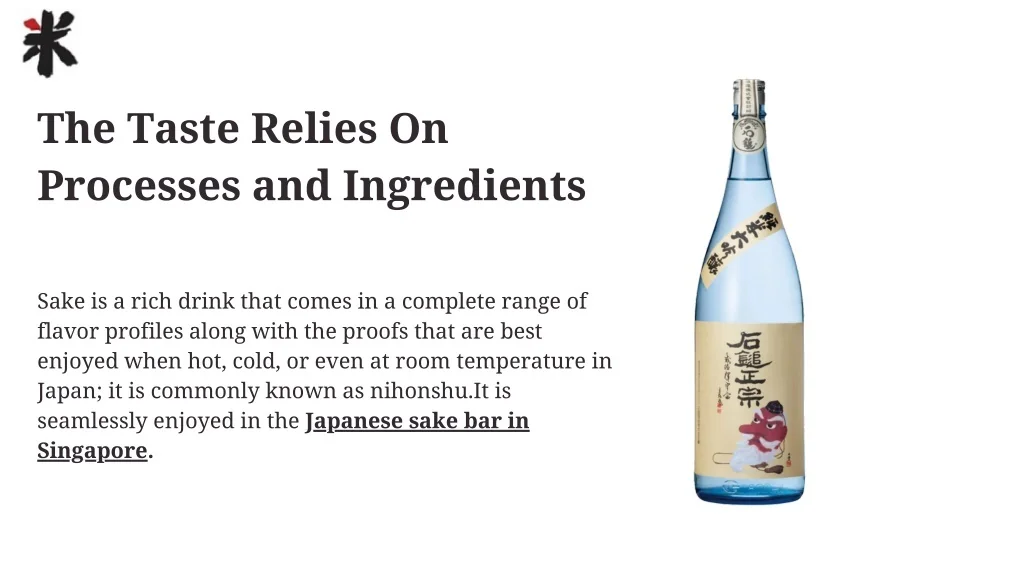 PPT - Explore The Real Things To Know About Japanese Sake Bar in ...