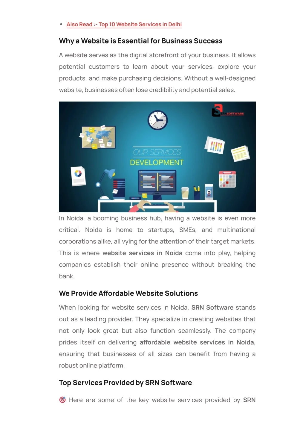 PPT - Affordable Website Services in Noida - Srn Software PowerPoint ...