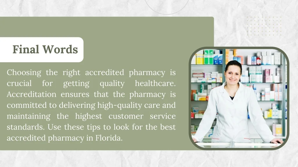 PPT - 5 Tips for Choosing the Right Accredited Pharmacy PowerPoint ...