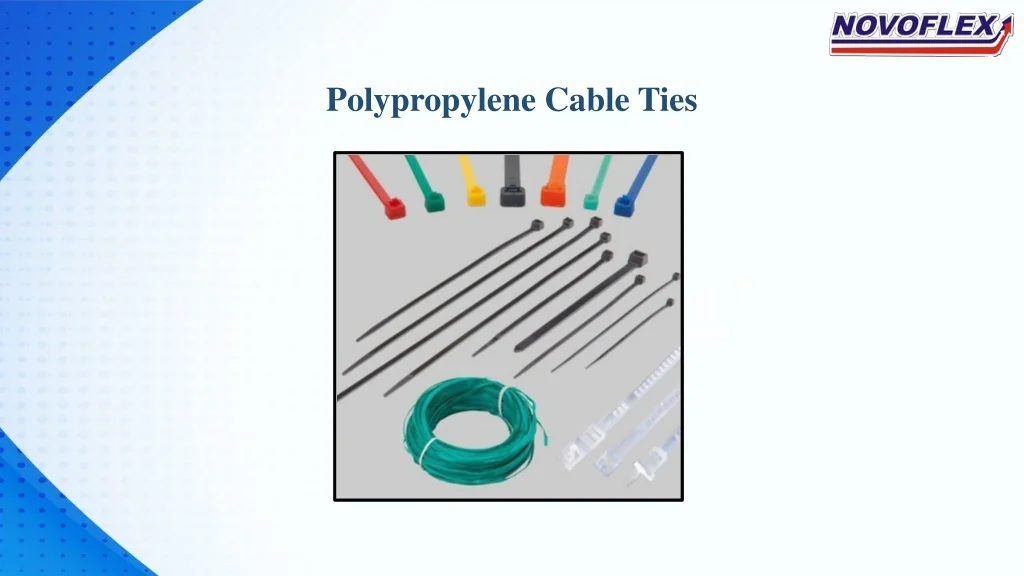 PPT - High-Quality Standard Nylon Cable Ties | Novoflex PowerPoint ...