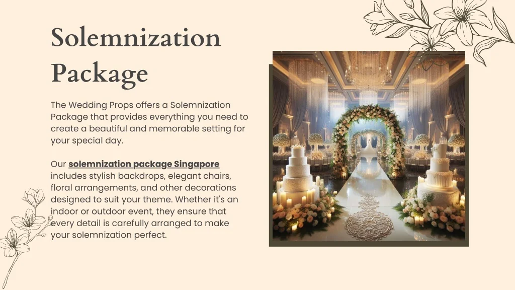 PPT - Stunning Wedding Decor in Singapore for Your Special Day ...