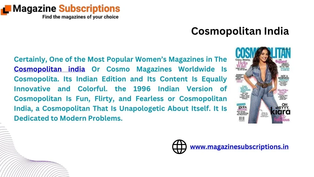 PPT - Women's Interest Magazines: Encouraging and Empowering Indian Women PowerPoint ...