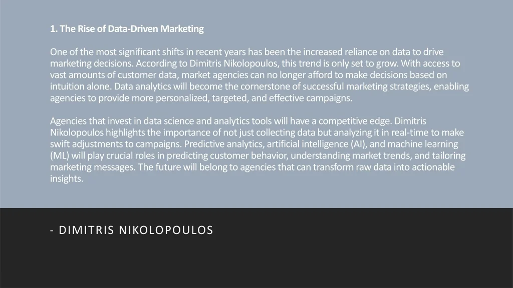 PPT - Australia's Market Agencies in 2030: Predictions from Dimitris Nikolopoulos PowerPoint ...