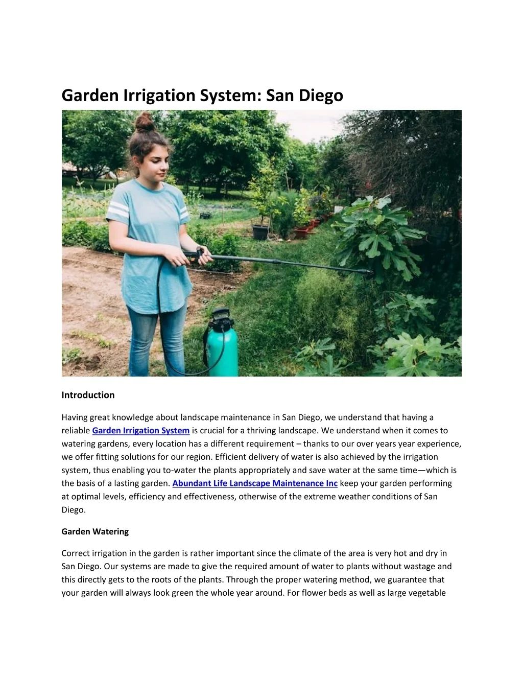 PPT - Garden Irrigation System PowerPoint Presentation, free download ...