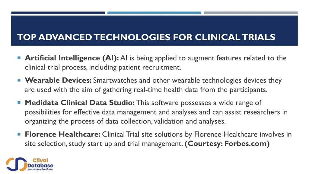 PPT - The Role of Technology in Modern Clinical Trials PowerPoint ...