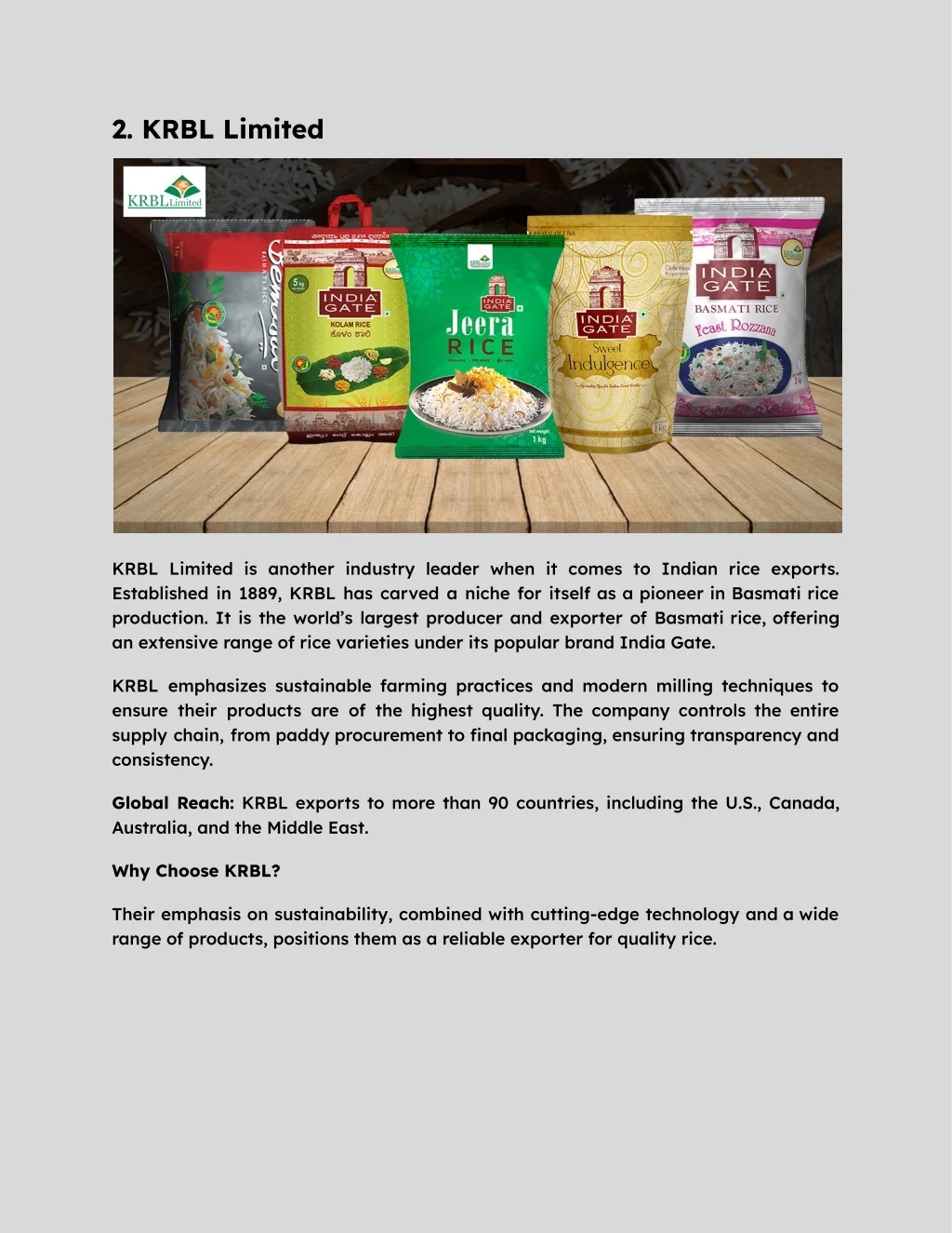 PPT - The Best 5 Indian Rice Exporters You Should Know About PowerPoint ...