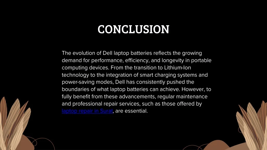 PPT - Powering Progress Evolution of Dell Laptop Batteries and Repair ...