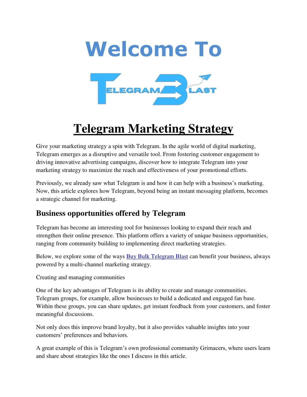 PPT - Telegram Marketing Strategy PowerPoint Presentation, free ...