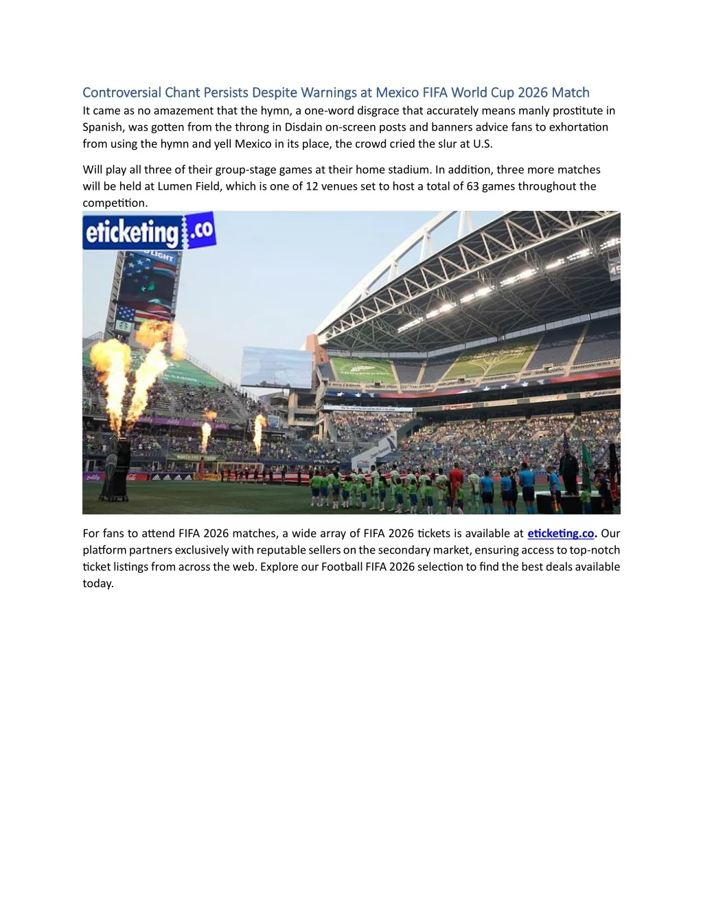 PPT - The controversial chant that could cost Mexico millions before ...