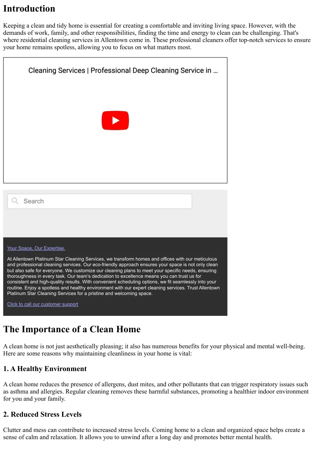 PPT - The Secret to a Clean Home: Residential Cleaning in Allentown ...
