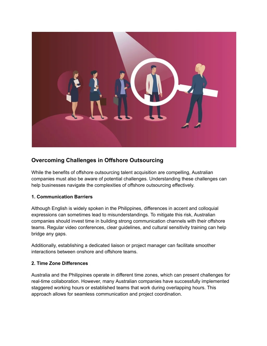 PPT - The Benefits of Offshore Outsourcing Talent Acquisition for ...
