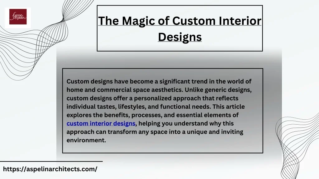 PPT - Crafting Dream Spaces: The Magic of Custom Interior Designs ...