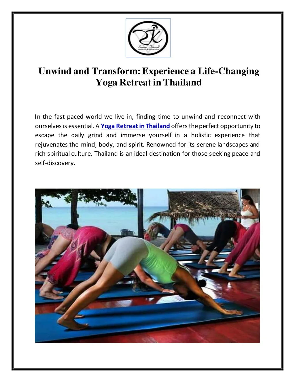 PPT - Unwind and Transform - Experience a Life-Changing Yoga Retreat in ...