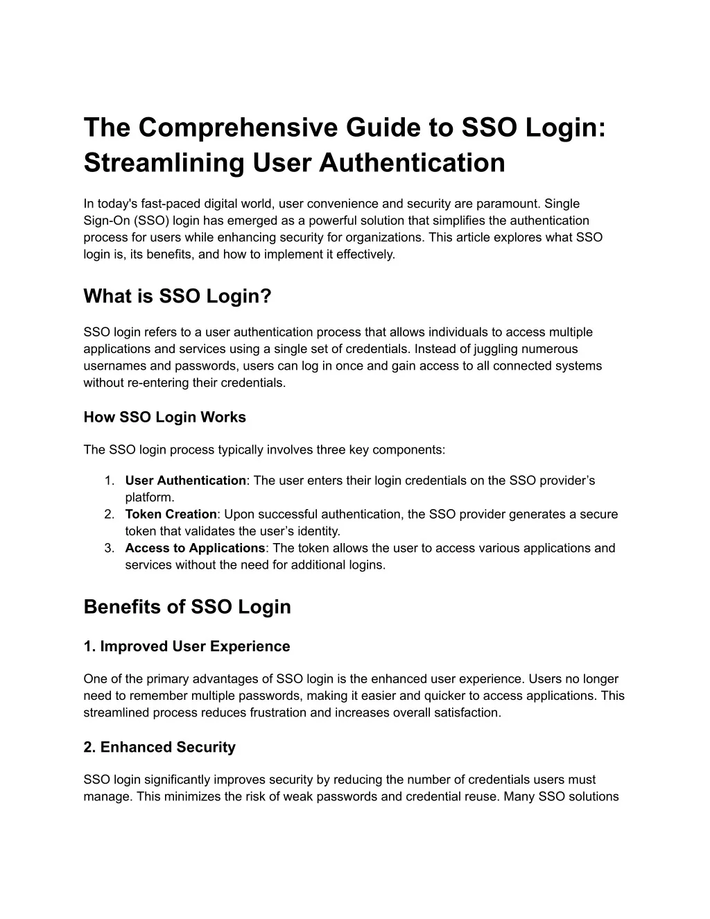 PPT - SSO Login PowerPoint Presentation, free download - ID:13660748