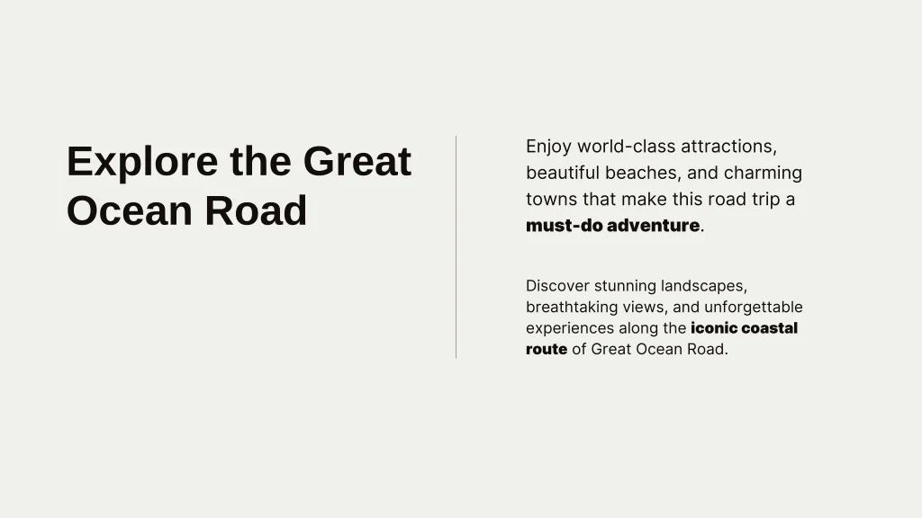 PPT - Great ocean road road trip PowerPoint Presentation, free download ...