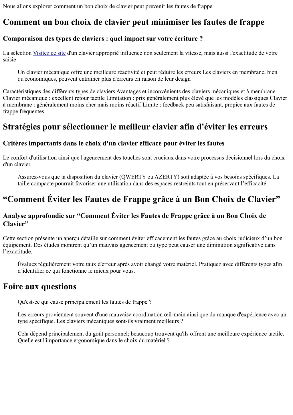 PPT - “Comment Éviter les Fautes de Frappe grâce à un Bon Choix de ...